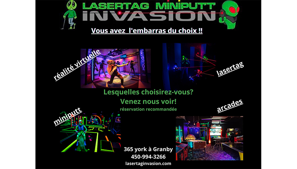 Lasertag Invasion Granby Sheet